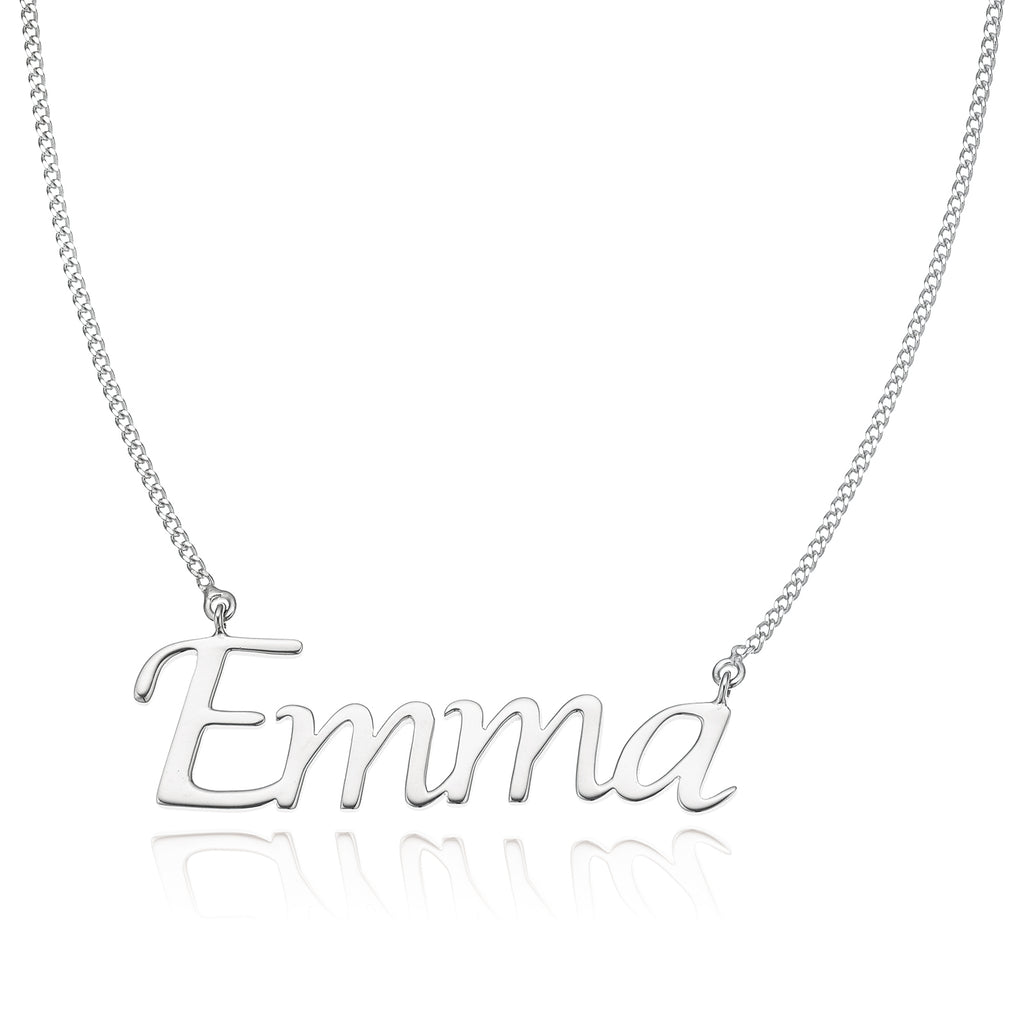 Sterling Silver Personalized Name Necklace – Zamels