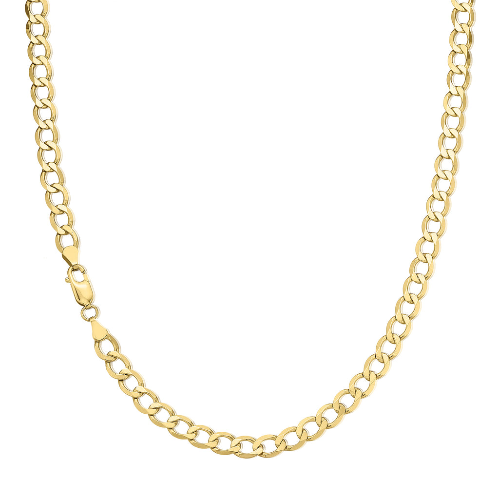9ct Yellow Gold 50cm 150 Gauge Chain – Zamels